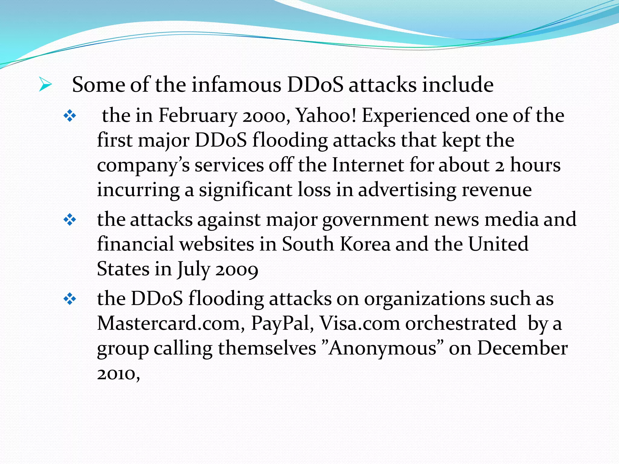 DDoS ATTACKS | PPT