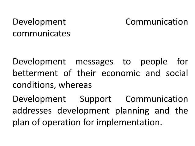 Development Communication Pptx