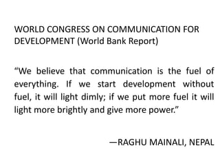 DEvelopment communication | PPTX