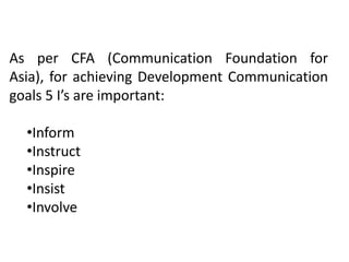 DEvelopment communication | PPTX