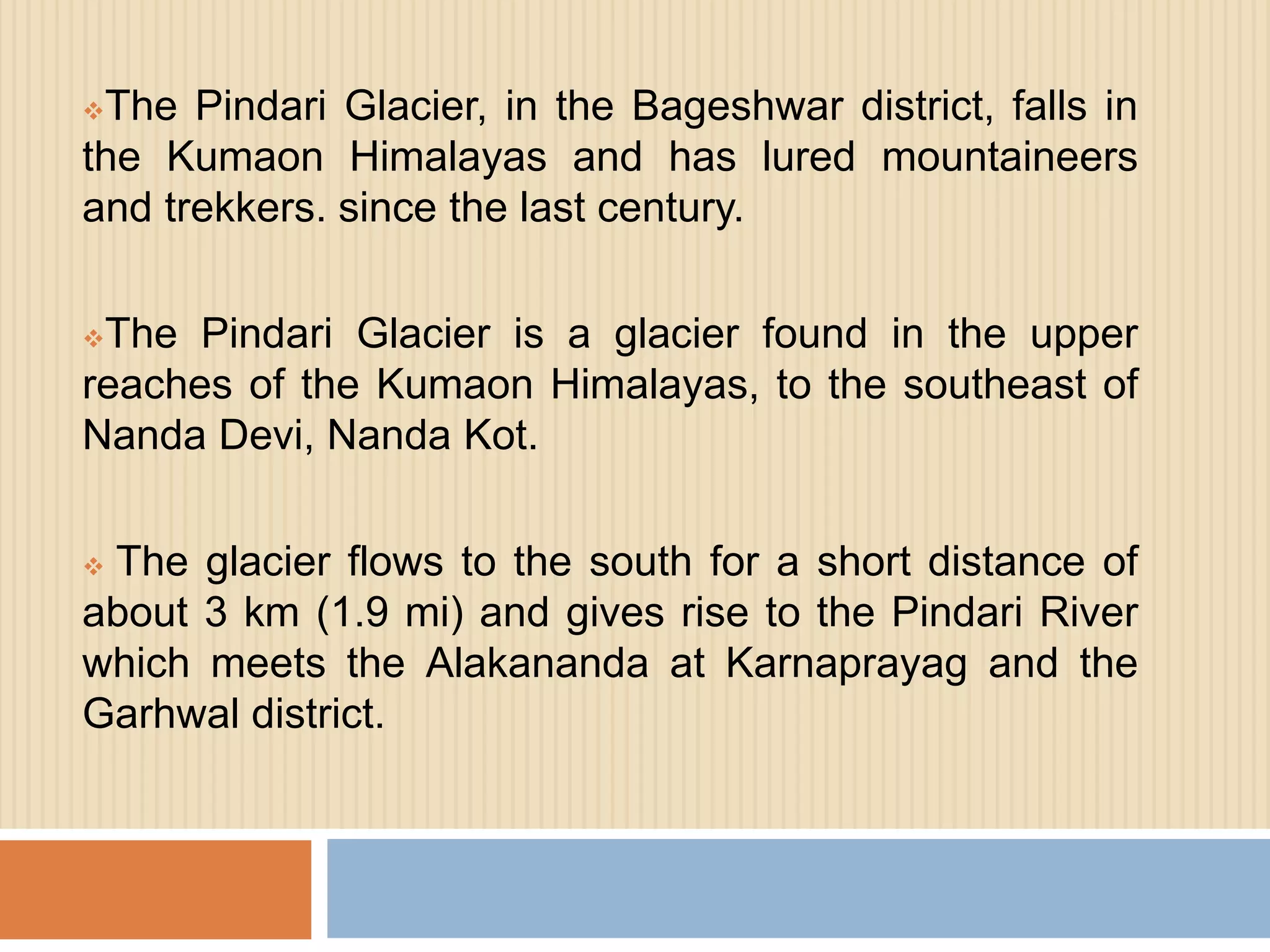 Pindari Glaciar | PPTX