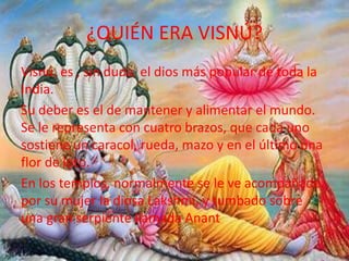 Visnú y sus nueve encarnaciones | PPTX