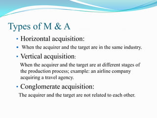 merger and equisition | PPTX