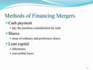 merger and equisition | PPTX