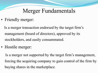 merger and equisition | PPTX