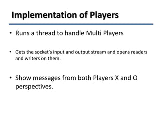 Multiplayer Java Game | PPT