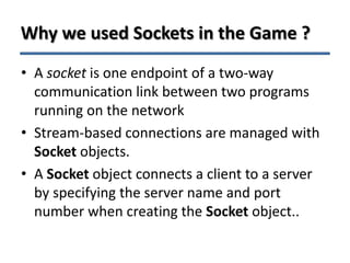 Multiplayer Java Game | PPT