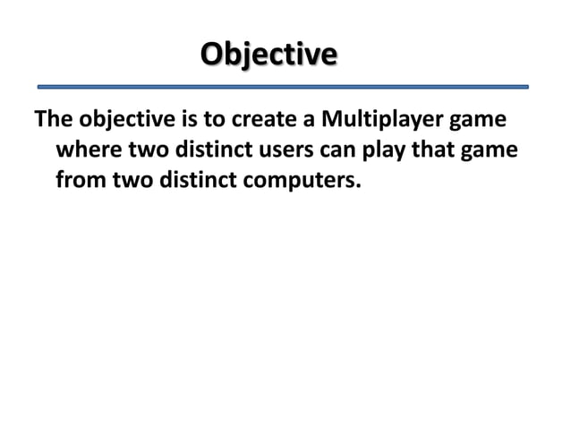 Multiplayer Java Game | PPT