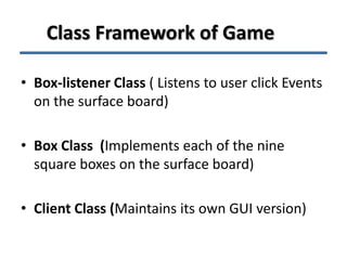 Multiplayer Java Game | PPT