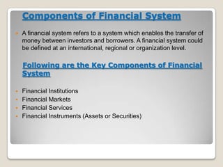 financial system | PPTX