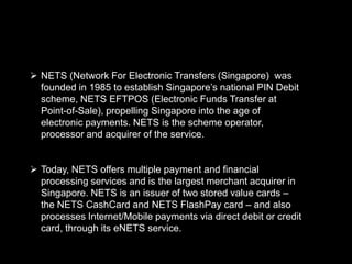 Presentation on NETS | PPTX