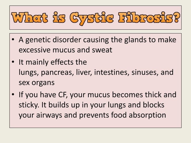 Cystic Fibrosis Presentation | PPT