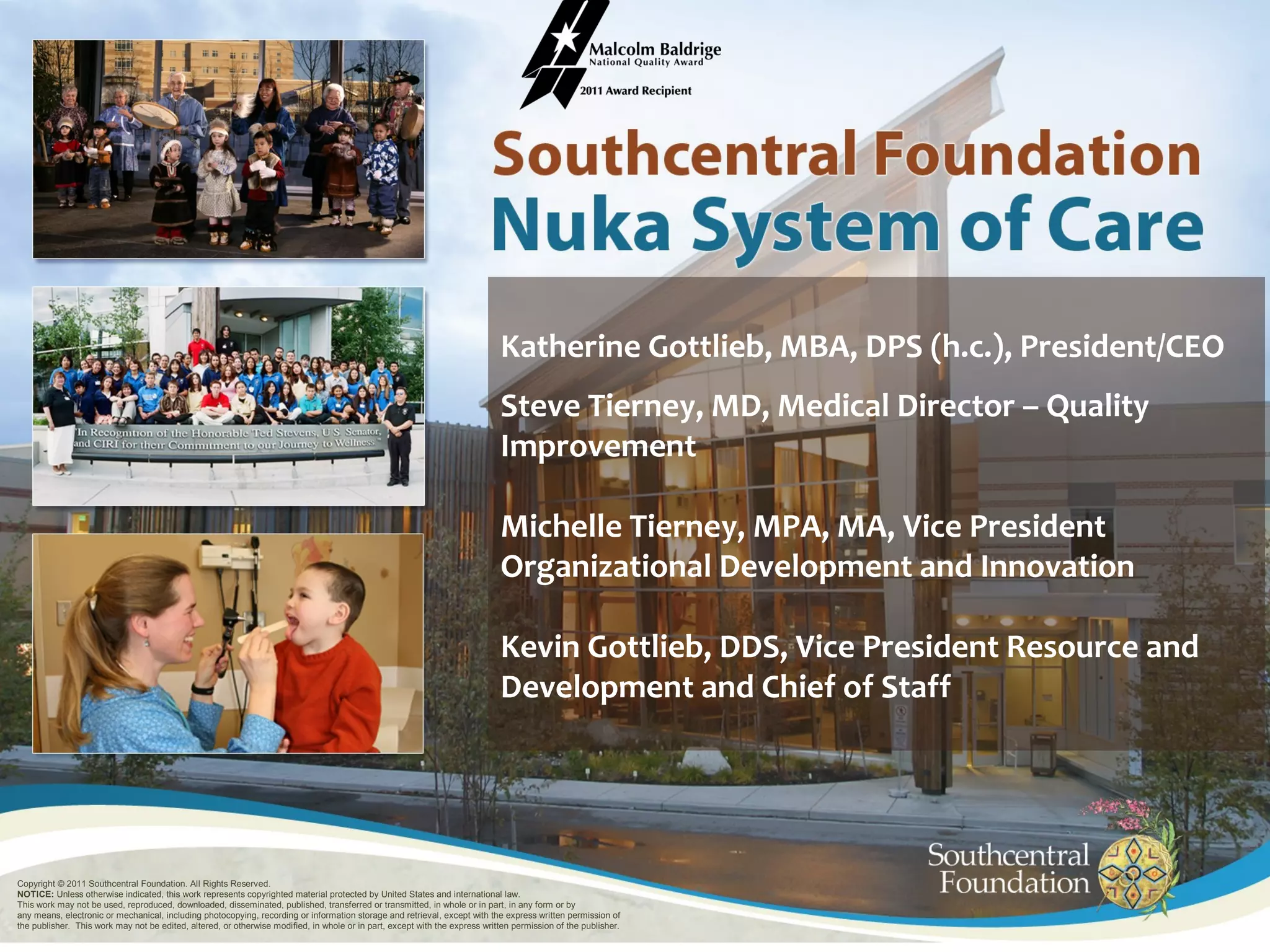 "The Nuka system of care: Lessons for healthcare redesign in Wales" | PPT