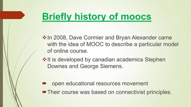 MOOCs | PPT