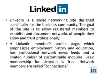 Facebook,Twitter and Linkedin. advantages and Disadvantages | PPT