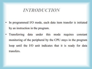 io programmed | PPT