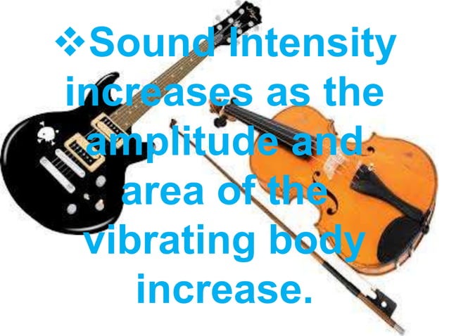 Sound Waves ( Loudness and Intensity) | PPTX