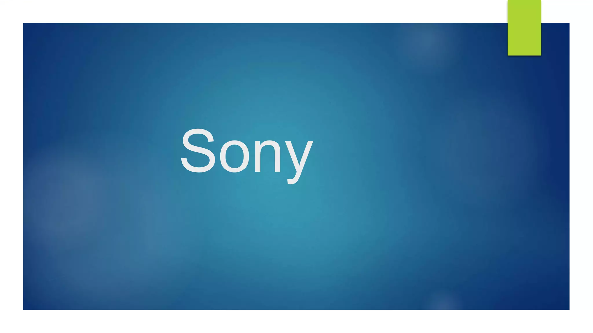 Sony | PPTX