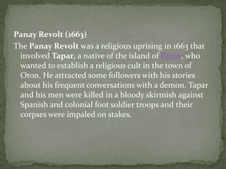 Challenges to Spanish Authority | PPTX