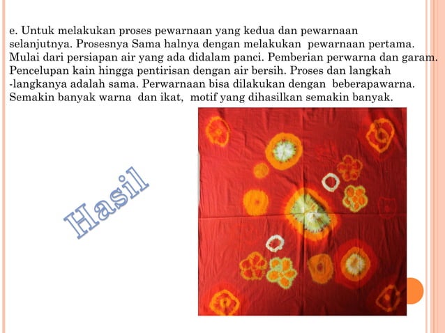 Tas Batik Celup Ikat | PPT