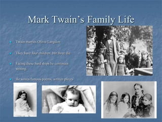 Mark Twains Family Tree