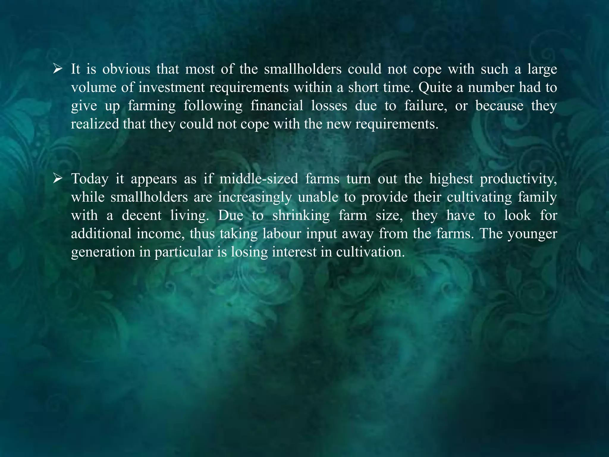 Farm size and productivity | PPTX