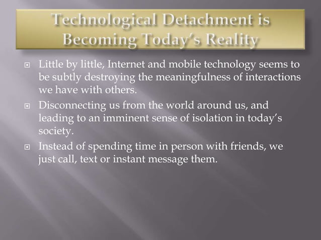 Contemporary Social Issues - Technology Presentation | PPT