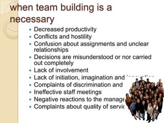 Team building intervention | PPTX