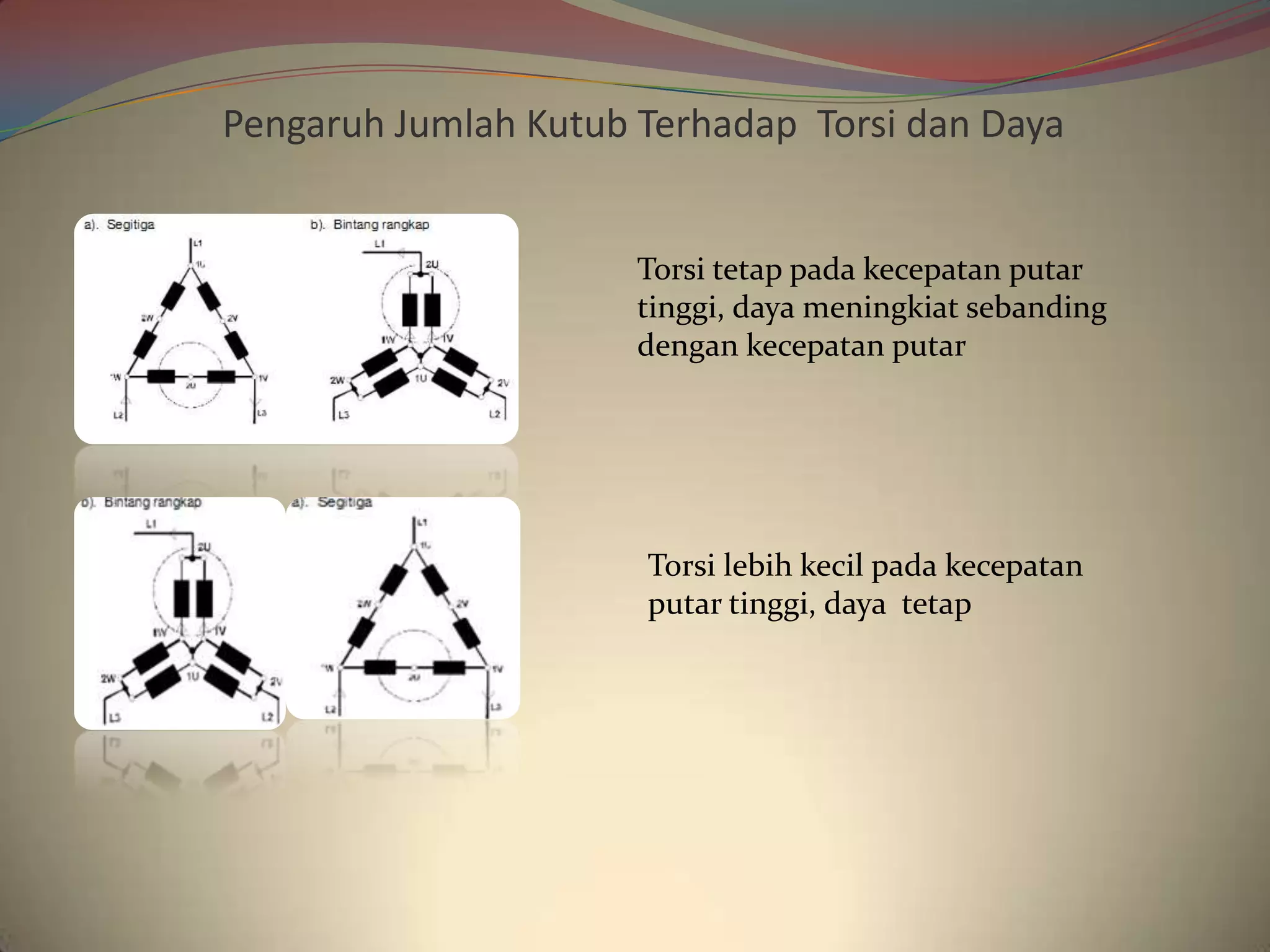 mengatur kecepatan motor induksi dengan mengubah jumlah kutub | PPTX