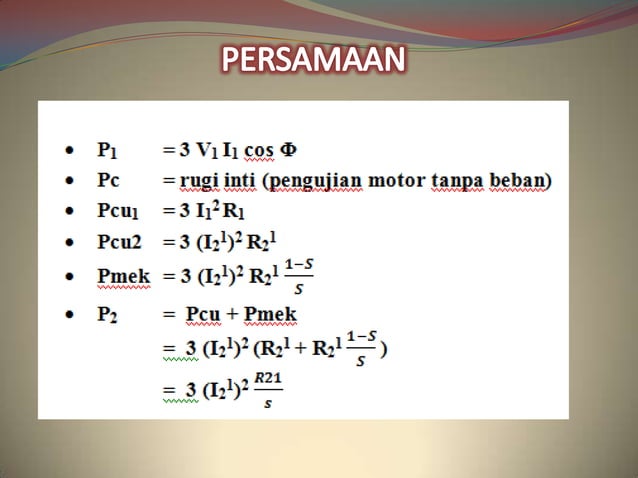 mengatur kecepatan motor induksi dengan mengubah jumlah kutub | PPTX