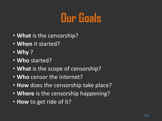 Internet Censorship | PDF