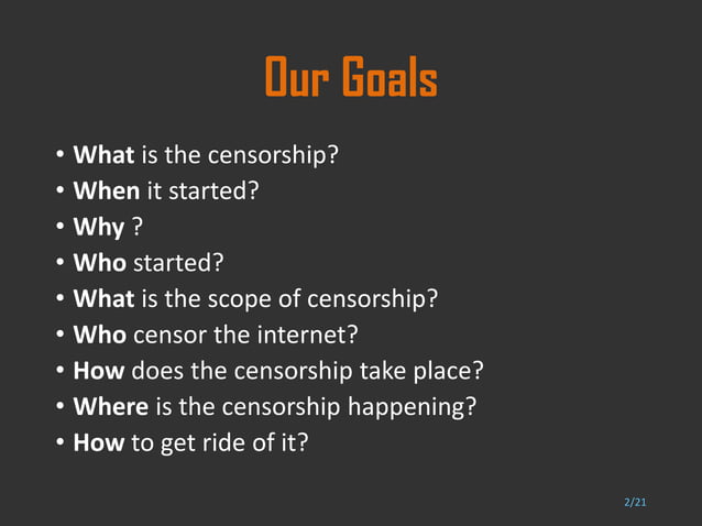 Internet Censorship | PPT