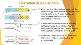 Solar energy and PV cells | PPTX