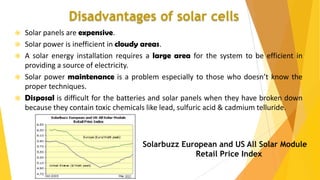 Solar energy and PV cells | PPTX