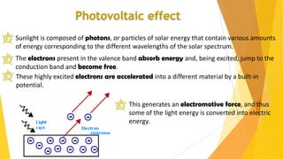 Solar energy and PV cells | PPTX