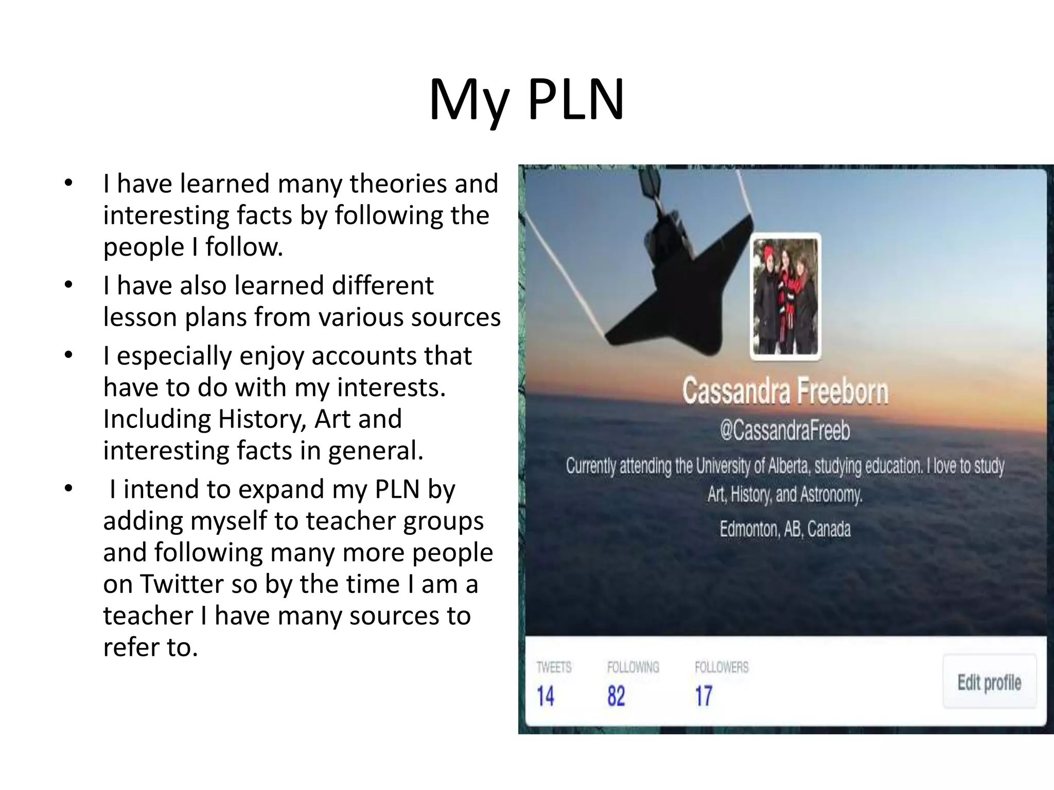 PLN Reflection | PPTX
