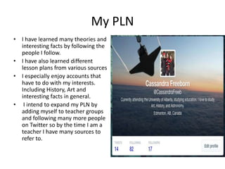 PLN Reflection | PPTX