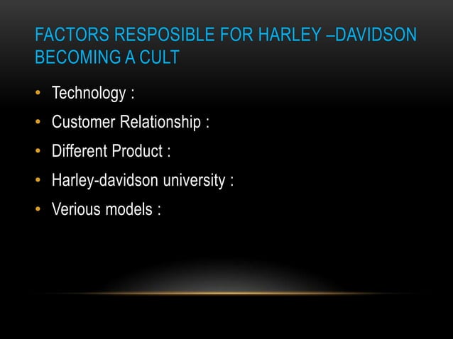 Harley Davidson | PPT