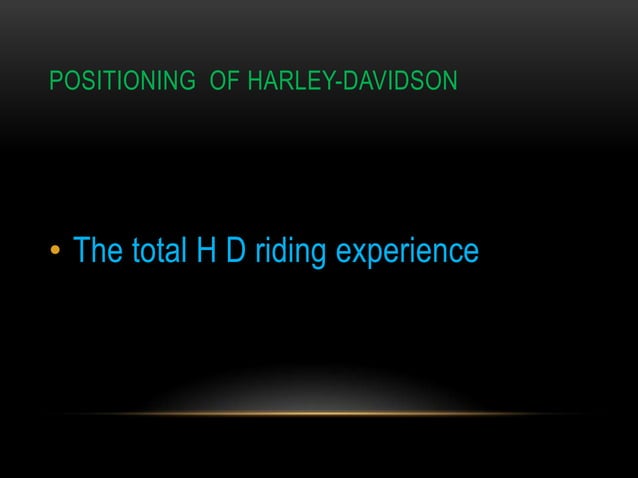 Harley Davidson | PPT