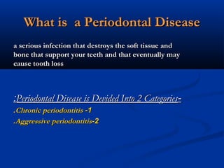 Aggressive Periodontitis | PPT
