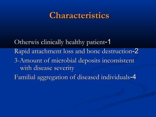 Aggressive Periodontitis | PPT