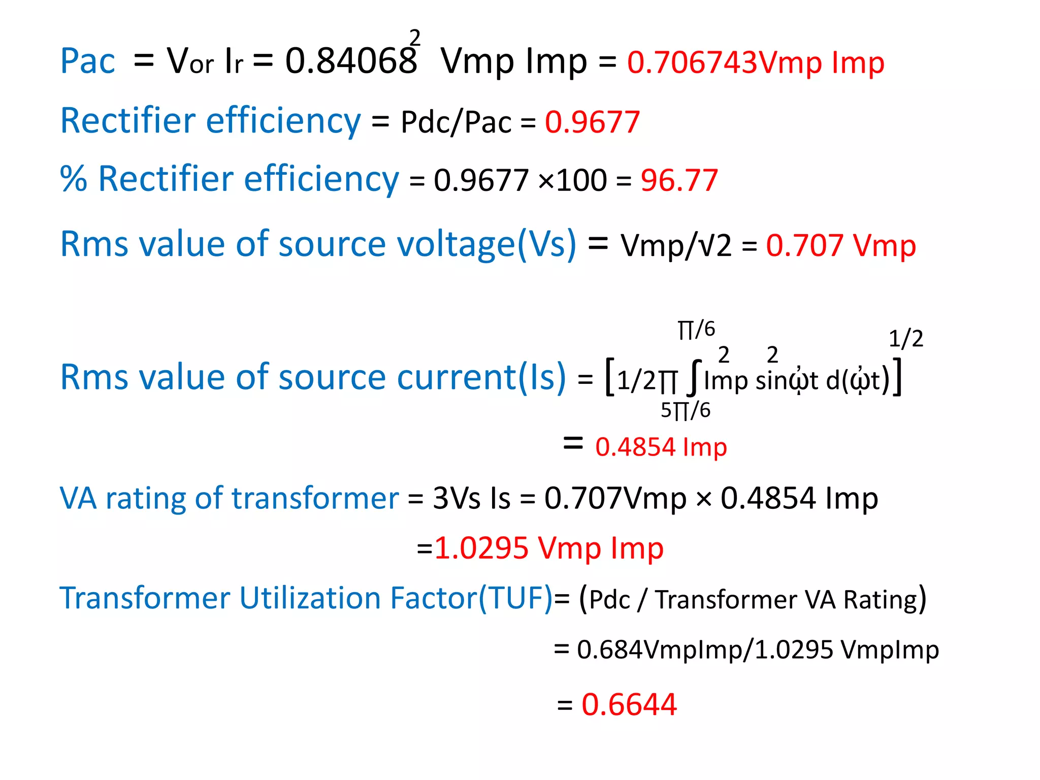 3 phase diode rectifiers/power electronics | PPTX