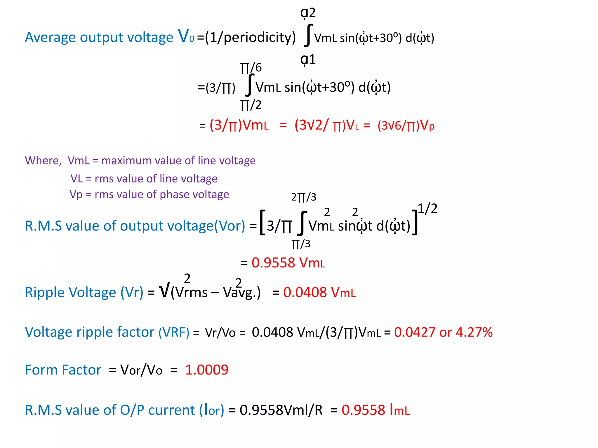3 phase diode rectifiers/power electronics | PPTX