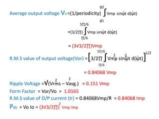 3 phase diode rectifiers/power electronics | PPTX