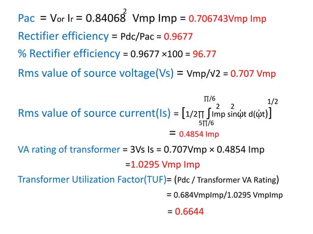 3 phase diode rectifiers/power electronics | PPTX | Consumer Electronics | Technology & Computing