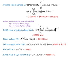 3 phase diode rectifiers/power electronics | PPTX