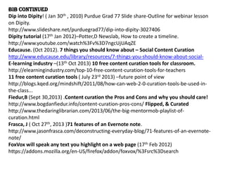 Curation- Why is it an important life skill ? | PPTX