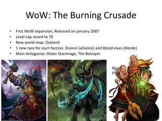 World of warcraft evolution | PPTX