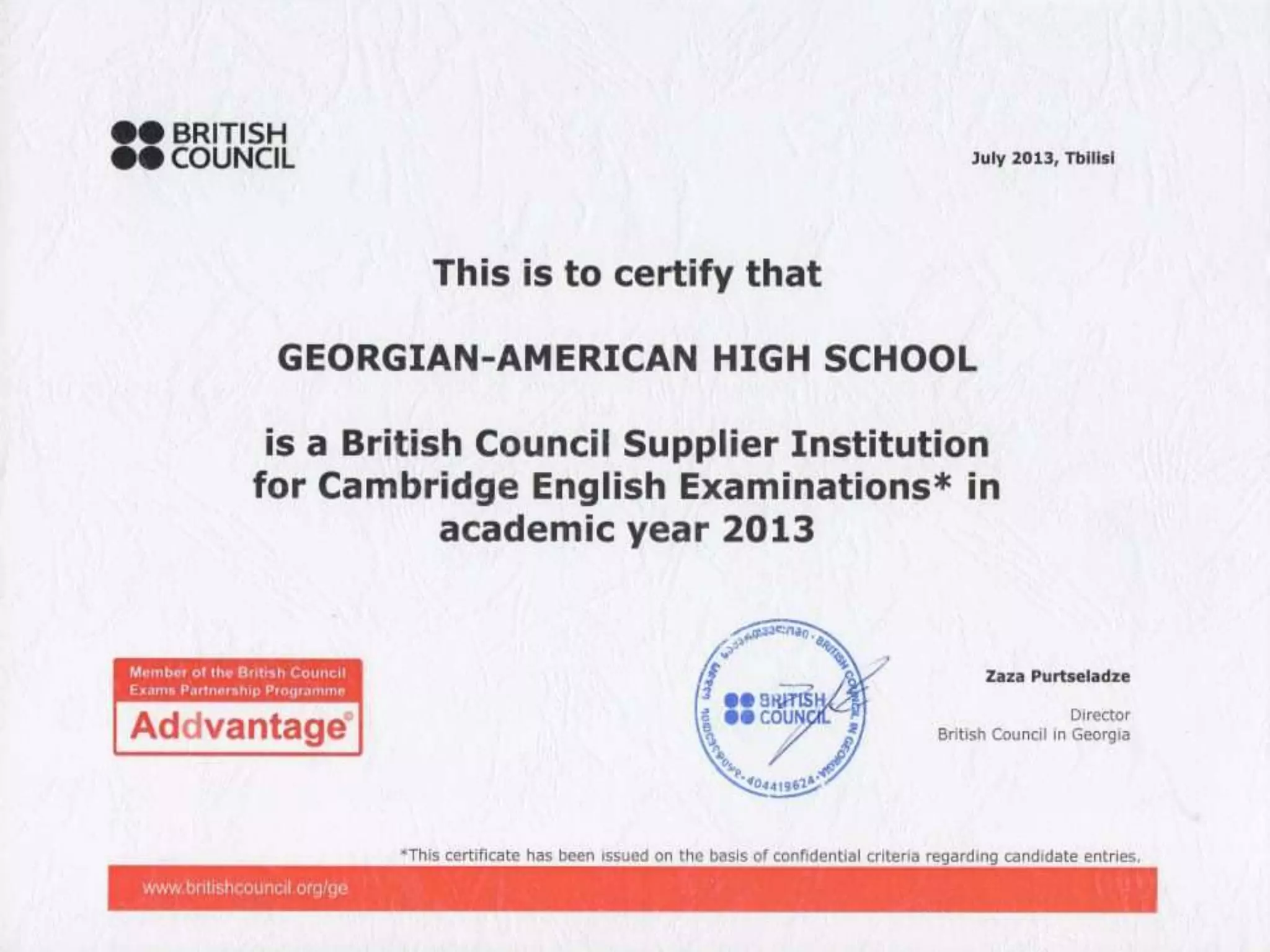 Cambridge YLE preparation course at GAHS | PPTX
