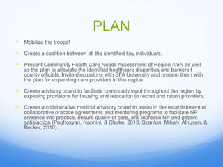 Plan to Maintain and Improve Health for Community | PPTX | Health ...